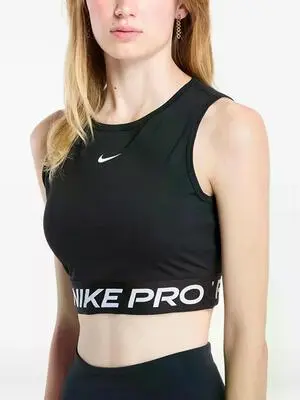 Nike Logo-tape Cropped Performance Tank Top