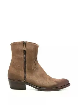 CENERE GB Zipped Ankle Boots