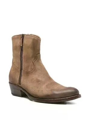 CENERE GB Zipped Ankle Boots