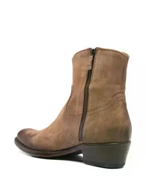 CENERE GB Zipped Ankle Boots