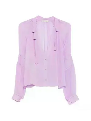 Alberta Ferretti Tie Neck Tops