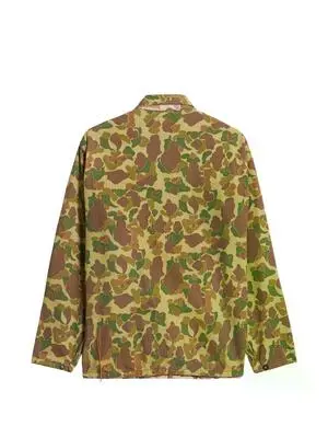 FORTELA Camouflage Print Overshirt - Neutrals