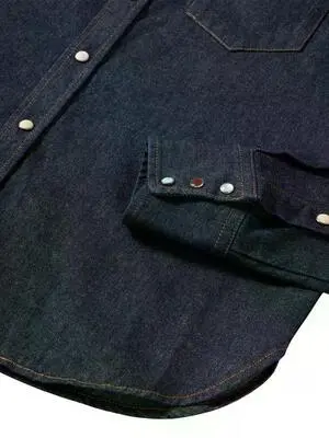 FORTELA Ntex Front-pockets Denim Shirt - Blue