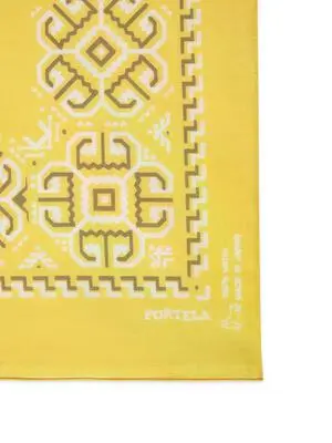 FORTELA Ikara-printed Bandana - Yellow
