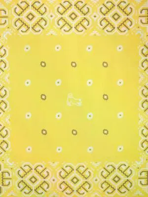 FORTELA Ikara-printed Bandana - Yellow