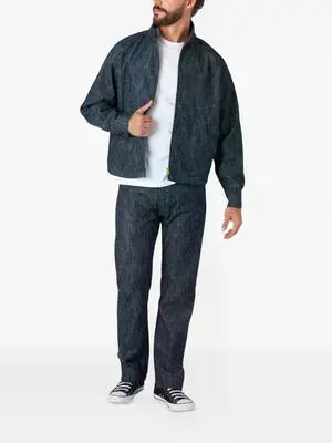 FORTELA Carol Zip-up Cotton Jacket - Blue