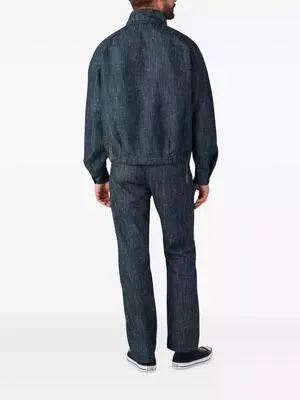 FORTELA Carol Zip-up Cotton Jacket - Blue