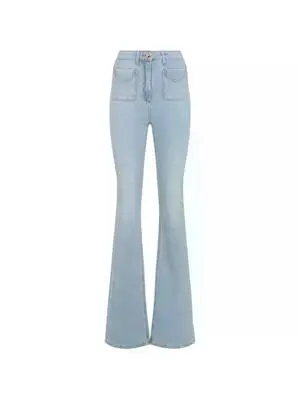 Elisabetta Franchi Pocket Flare Denim