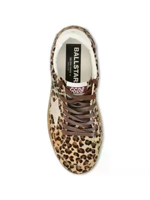 GOLDEN GOOSE Star Leopard Leather Trainers