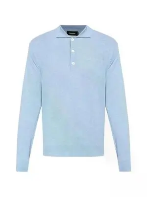 Dsquared2 Long Sleeve Polos For Men