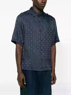Sandro Check-pattern Shirt - Blue