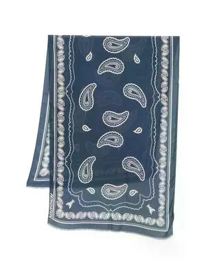 Patrizia Pepe Graphic-print Scarf - Blue