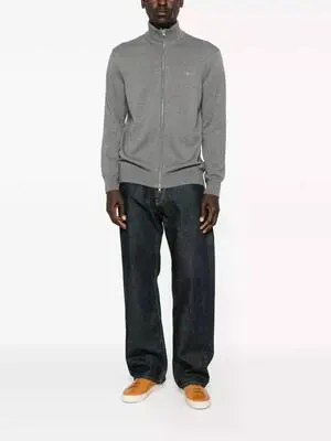 Gant Zip-up Cotton Cardigan