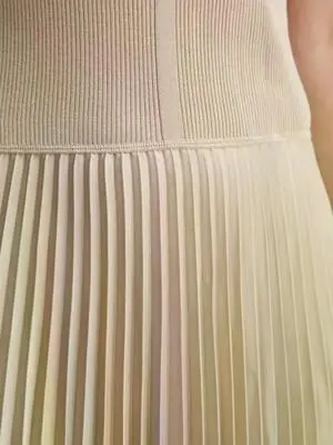 BOSS Ribbed Pleated Skirt Dress