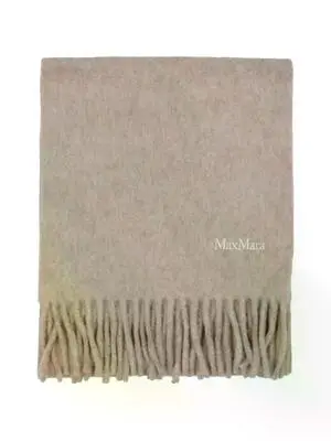 Max Mara Fringed Scarf - Neutrals