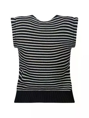 Max Mara Striped Knit Top