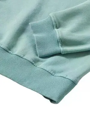 FORTELA Yale Pique Half-zip Sweatshirt - Green