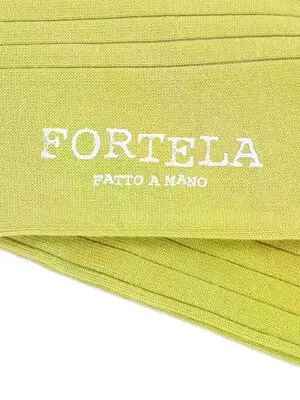 FORTELA Knee-high Ribbed Socks - Green