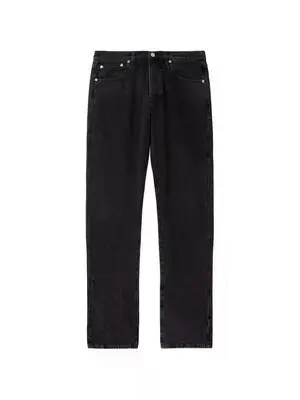FORTELA Five Pocket Selvedge Jeans - Black