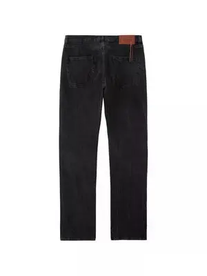 FORTELA Five Pocket Selvedge Jeans - Black