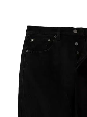 FORTELA Five Pocket Selvedge Jeans - Black