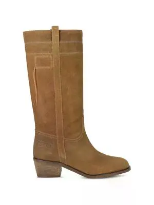 FORTELA Suede Camperos Boots - Brown