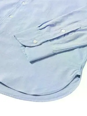 FORTELA Point-collar Shirt - Blue