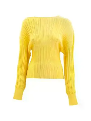 Balmain Ribbed Boat Neck Sweater