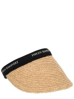 Helen Kaminski Straw Visor - Beige