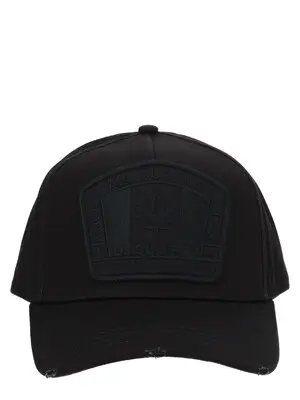 Dsquared2 Baseball Cap With Patch - Black