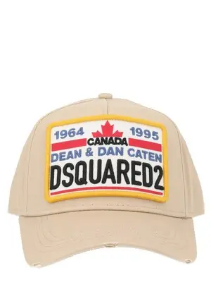 Dsquared2 Baseball Cap With Logo - Beige