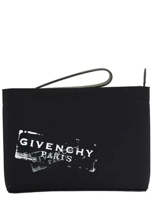 Givenchy Logo Clutch - Black