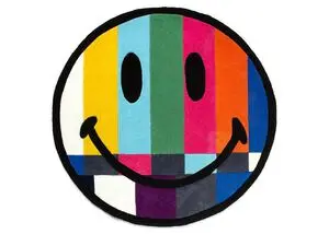 MARKET Smiley Tv Loading Rug - Multicolor
