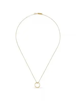 MAISON MARGIELA Numeric Ring Pendant Necklace - Gold