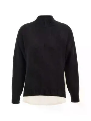 KAOS Colourblock High Neck Sweater