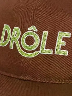 Drole De Monsieur Logo Baseball Cap - Brown