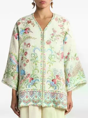 Etro Flora Fauna-motif Jacket