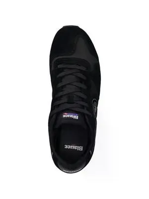 BLAUER. Queens05 Panelled Lace-up Sneakers - Black
