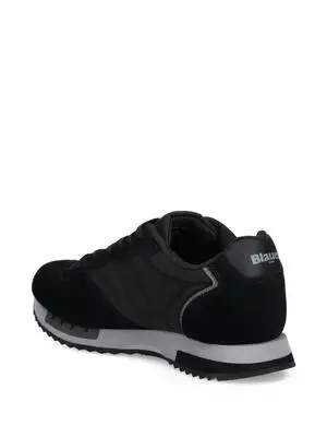 BLAUER. Queens05 Panelled Lace-up Sneakers - Black