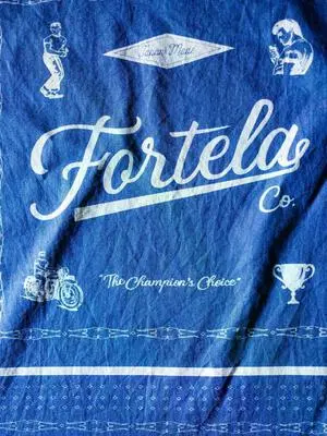 FORTELA Logo-print Muslin Bandana