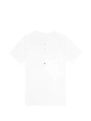 FORTELA Mother-of-pearl Button T-shirt - White