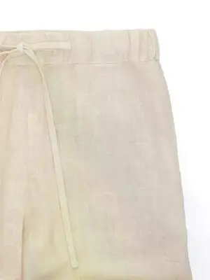FORTELA Drawstring Wide Leg Trousers - Neutrals