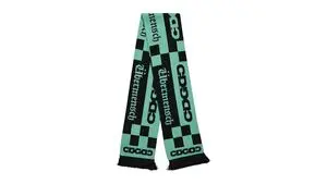 Comme Des Garçons Gdragon Ubermensch Check Football Scarf - Green/black