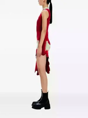 Ph5 Tie-dye Sleeveless Midi Dress - Red