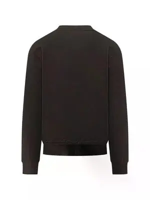 Dolce & Gabbana Crewneck Logo Appliqué Sweatshirt - Black