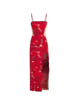 Ph5 Sleeveless Midi Dress - Red