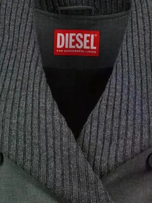 DIESEL® Button Shawl Collar Cropped Jacket
