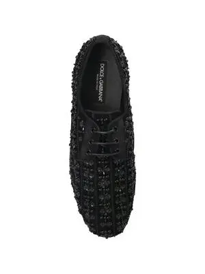 Dolce & Gabbana Embellished Lace-up Derby Shoes
