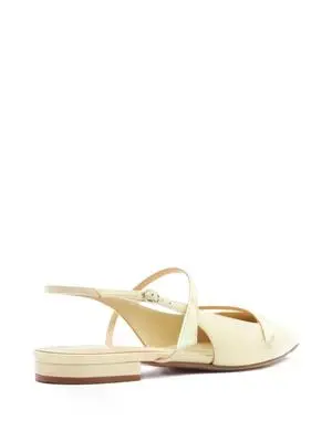 ALEXANDRE BIRMAN Tita Pointed-toe Strap-detail Flat Sandals
