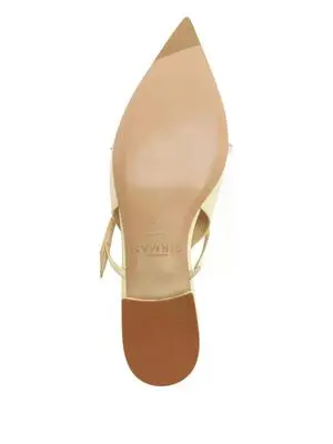 ALEXANDRE BIRMAN Tita Pointed-toe Strap-detail Flat Sandals